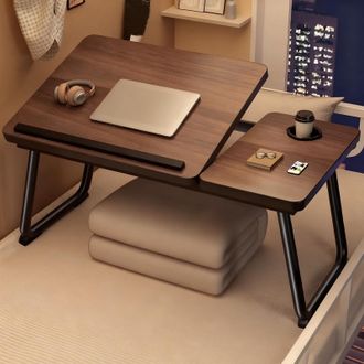 Generic Bett Tisch, Laptoptisch F&uuml;R Couch Mit Antirutschstreifen Und Becherhaltern F&uuml;R Sofa Und Erkerfenster