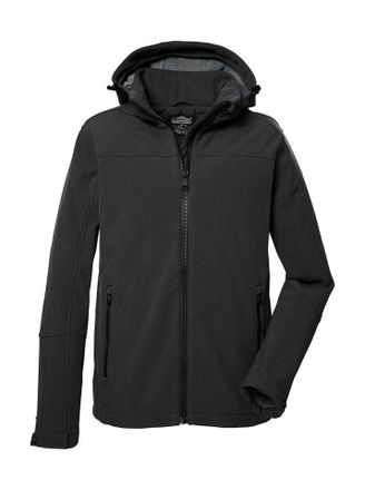 Killtec Softshelljacke Herren Softshelljacke Wasserabweisende Softshelljacke mit Fleece, abnehmbarer Kapuze