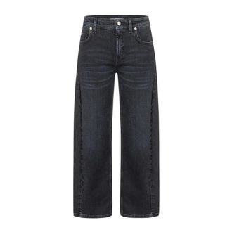 Cambio Femme, Jeans, Noir, Taille: 38 FR Jeans noirs coup&eacute;s