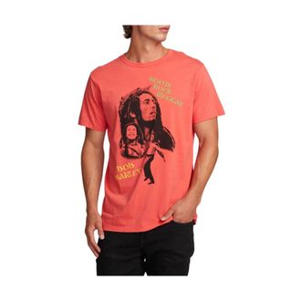 Chaser Bob Marley Roots Rock Reggae T-Shirt - - Tops - Herren - Rot - 2XL