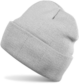 styleBREAKER Unisex Beanie Mütze einfarbig | Klassische Feinstrick Winter Strickmütze mit breitem Umschlag | Elastische Beanie in vielen Farben für Damen und Herre