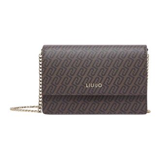 Liu Jo Kleine Monogramm Umh&auml;ngetasche - - Bags - Damen - Braun - ONE SIZE