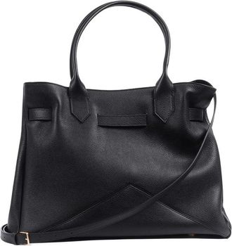 Ballantyne Grained Leather Tote Bag - Black