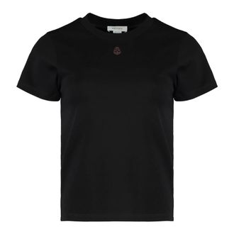 Alexander McQueen Rundhals-T-Shirt - - Tops - Damen - Schwarzk - L