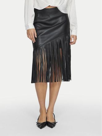 Vila Rock aus Kunstleder Pen 14100271 Schwarz Regular Fit