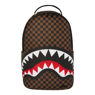 Sprayground Sprayground, Homme, Sacs, Brun, Taille: ONE Size Shark Club Embossed Dlxv Backpack