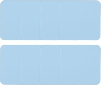 BESPORTBLE 8 St&uuml;ck Silikon Topfuntersetzer 90X90X075Mm rutschfest und Hitzebest&auml;ndig Tischschutz Matten f&uuml;r Hei&szlig;e Speisen Multifunktionale K&uuml;chentisch Unterlage