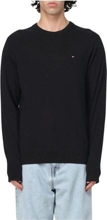 Tommy Hilfiger Herren, Strickwaren, Schwarzk, MGröße