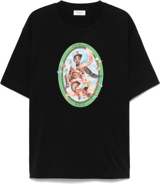 Off-white t-shirt Fresco Oval - Noir