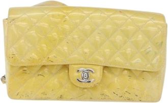 Chanel Sac bandouli&egrave;re vintage Pre-owned - Femme - Pre-owned - Jaune - Taille: ONE Size