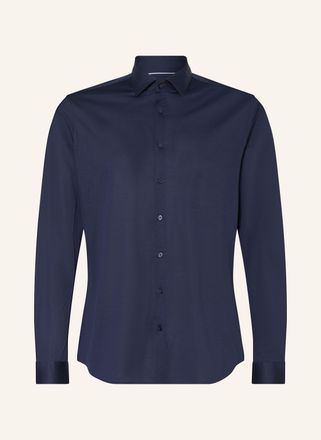 Paul Paul Jerseyhemd Shaped Fit blau