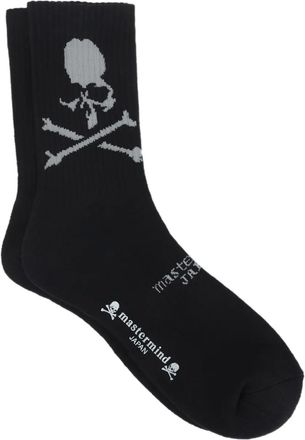 Mastermind Japan chaussettes en coton - Noir
