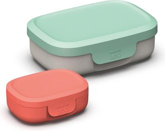 Berghoff BergHoff Kinder Pausenset Leo (Brotzeitboxen f&uuml;r Kinder / Schulkinder, Boxen ineinander stapelbar, sp&uuml;lmaschinenfeste Pausenboxen, mikrowellenfest, Br