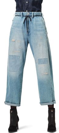 G-Star RAW Damen Lintell High Dad Jeans, Blau (Vintage Marine Blue Restored D17196-9657-B482), 27W / 32L