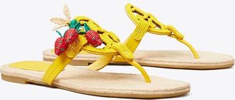 Tory Burch Miller Espadrille mit Perlen