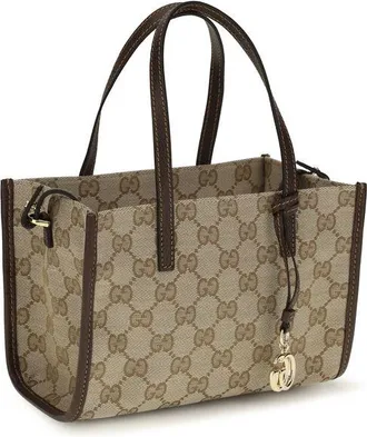 Gucci Shopping Shoulder Bag - Beige