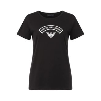 Emporio Armani T-Shirt 164340 Logomania - - Tops - Damen - Schwarzk - XS