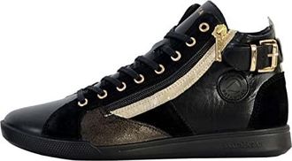 Pataugas Basket Haute zippée Palme/Mix F4H Noir