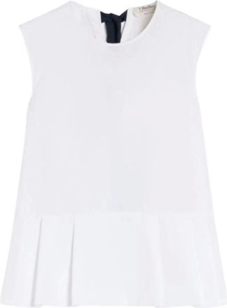 Max Mara Femme, Blouses et Chemises, Blanc, Taille: 40 FR Blouse