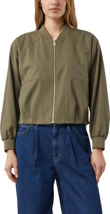 Comma Blouson aus Twill mit Faltendetails