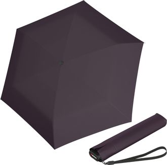 Knirps Regenschirm US.050 Ultra Light Slim Manual Fashion Plum dunkelviolett
