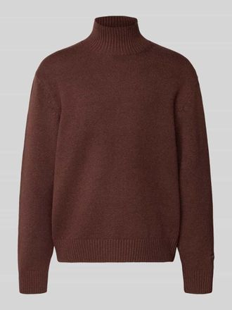 Jack & Jones Turtleneck-Pullover mit gerippten Abschl&uuml;ssen Modell NORREBRO