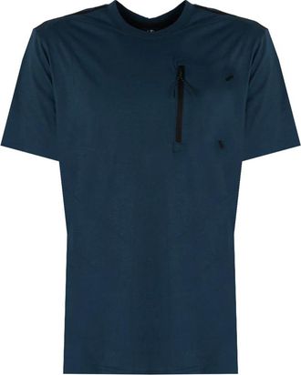 Champion Rundhals-T-Shirt - - Tops - Herren - Blau - S