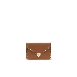Valentino Garavani Femme, Accessoires, Brun, Taille: ONE Size Bos Taurus Wallet