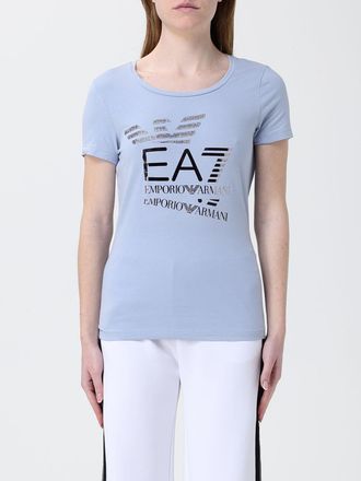 Emporio Armani T-Shirt EA7 Damen Farbe Blau
