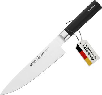 Greta Magnusson-Grossman 002SH - Sashimi | Kochmesser 33,0 cm | Ultrascharfer K&uuml;chenmesser | Deutschem Edelstahl Klinge 19,0 cm | mit Ergonomischen Griff 14,0 cm (190 Gramm)