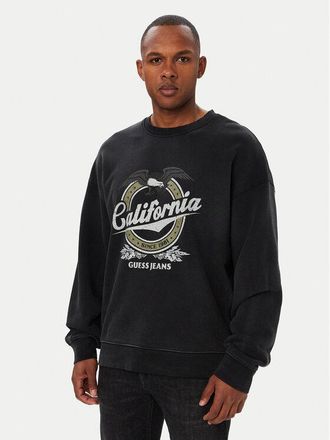Guess Sweatshirt M6YQ06 K3992 Schwarz Oversize