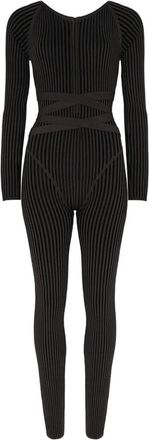 Manière De Voir combinaison nouée en maille - Gris