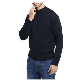 Daniele Fiesoli Rundhals-Strickpullover - - Knitwear - Herren - Blau - 2XL