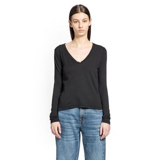 James Perse Deep V L/S Tee