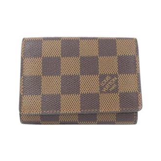 Louis Vuitton unisex, Pre-owned, Brun, Taille: ONE Size Porte-cartes de visite Damier Pre-owned