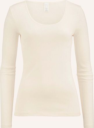 Hessnatur Hessnatur Langarmshirt Rundhals Fitted beige
