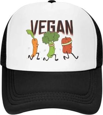 Generic Casquette Trucker personnalis&eacute;e et Humoristique pour Adultes aliment&eacute;e par des Plantes Style Vegan Ajustable Hommes Femmes id&eacute;ale Le Sport Les activit