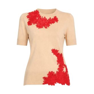 Ermanno Scervino Damen, Strickwaren, Beige, SGr&ouml;&szlig;e