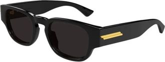 Bottega Veneta Homme, Accessoires, Noir, Taille: 51 MM Lunettes de soleil
