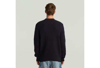 G-Star Strickpullover Chunky Knit im Regula Fit mit Rundhals, Woll-Mix