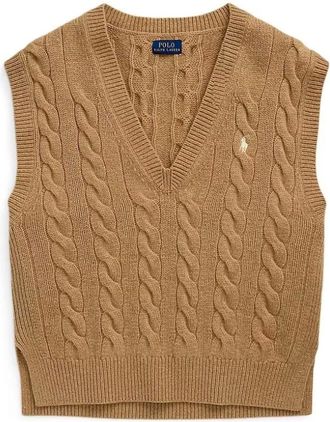 Polo Ralph Lauren Femme, Pulls, Beige, Taille: 40 FR Vesta