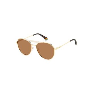 Polaroid unisex, Accessoires, Jaune, Taille: 57 MM 6211/S/X B4E(Sp) Lunettes de soleil