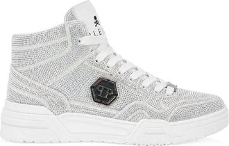Philipp Plein Predator Mid-Top Sneakers - - Shoes - unisex - Wei&szlig; - 48 EU