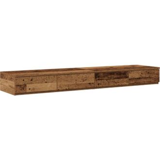 vidaXL Bettschubladen Altholz 135 x 36.5 x 16.5 cm Holzwerkstoff Vidaxl