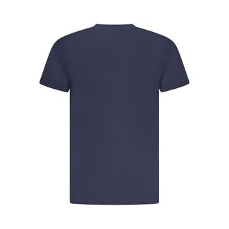 Tommy Hilfiger Logo-Print Cotton T-Shirt - Navy