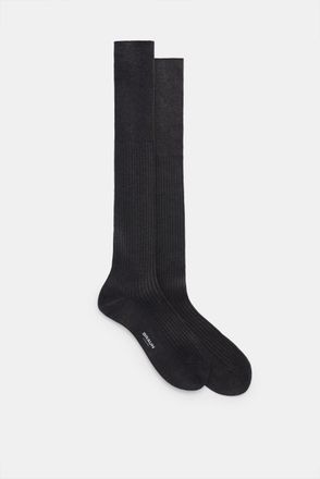 Falke Herren - Kniestrumpf No. 10 dunkelgrau