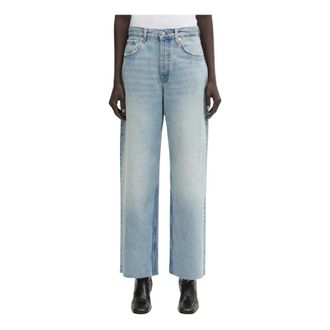 Anine Bing Jean Droit - Femme - Jeans - Bleu - Taille: W28