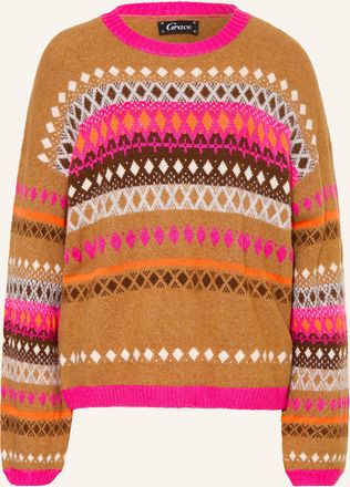 Grace Grace Pullover Totoro beige