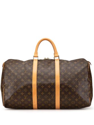 Louis Vuitton sac de voyage Keepall 50 pre-owned (1990) - Marron