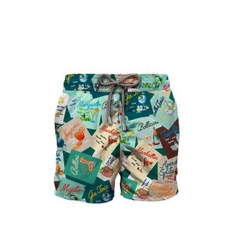 MC2 Saint Barth Short de bain imprim&eacute; Lighting